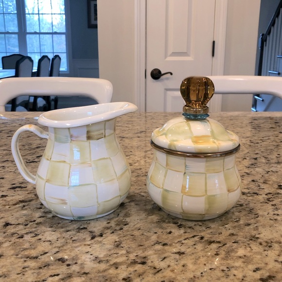 MacKenzie-Childs | Kitchen | Mackenzie Childs Parchment Check Sugar ...